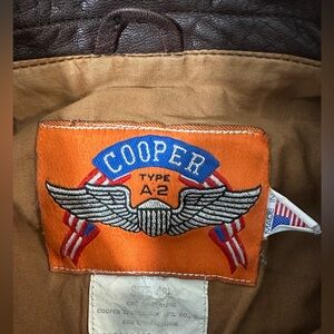 Cooper | Jackets & Coats | Cooper Type A2 Usaf Brown Leather Bomber ...